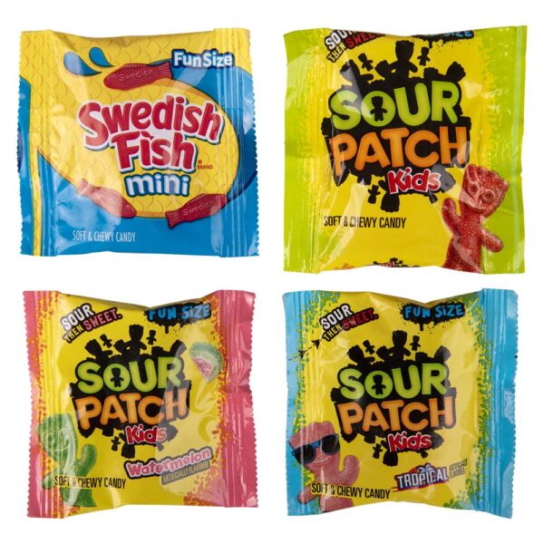 SOUR PATCH KIDS/SWEDISH FISH FUN SIZE VARIETY 200CT - The Stuff Shop